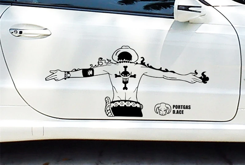 One Piece Anime Car Sticker Straw Hat Crew Official Merch One Piece ...