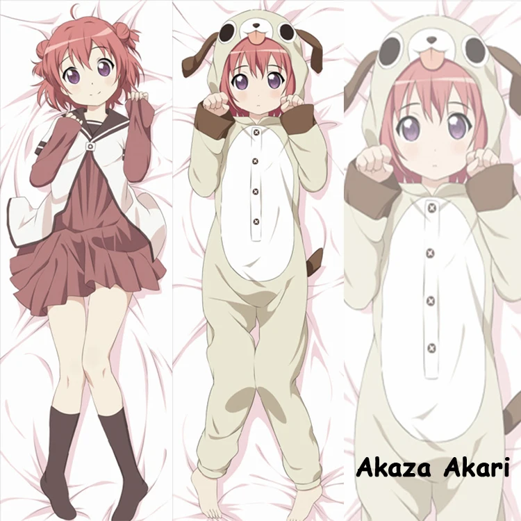 Cute-Japanese-Anime-Pillowcase-Yuruyuri-Akaza-Akari-Kawaii-Dakimakura ...