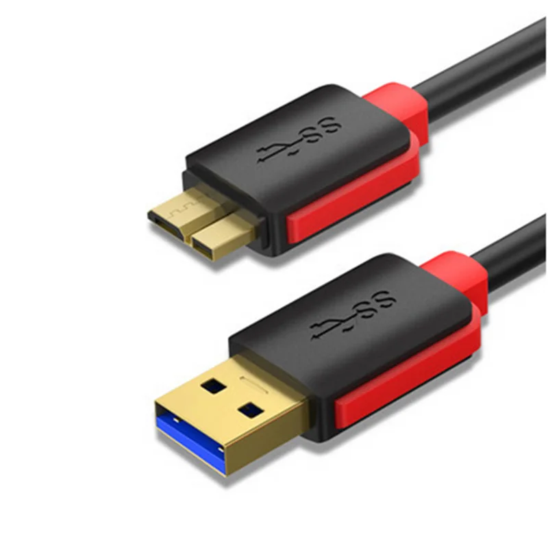 USB 3.0 Micro B to USB 3.0A Male Cable Data Sync Transfer Fast Charger ...