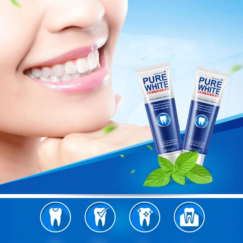 BIOAQ Mint Scent Toothpaste Breath Fresh teeth Oral Hygiene Tooth ...