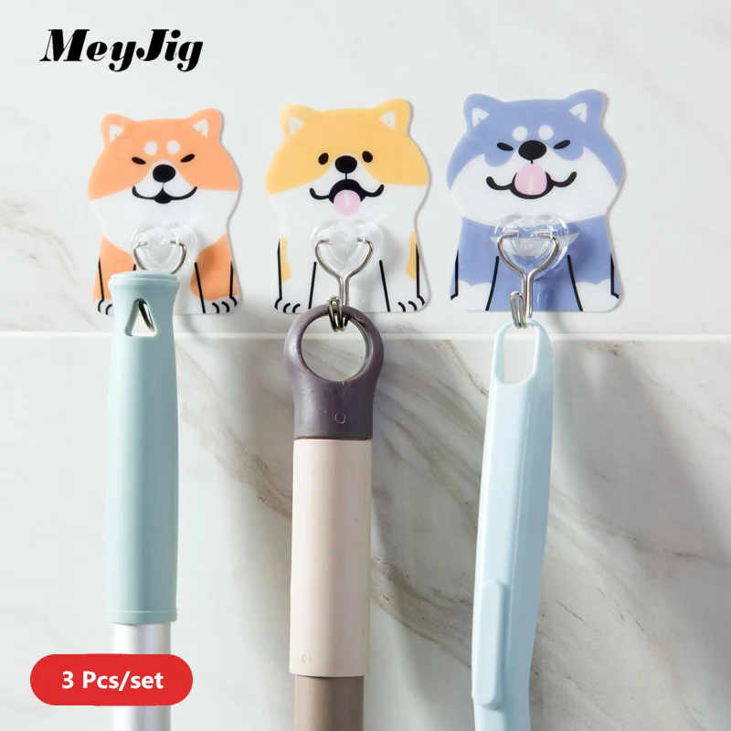 Meyjig Animal Paste Hook 3 Pcs/set Strong Adhesive Hooks Organizer ...