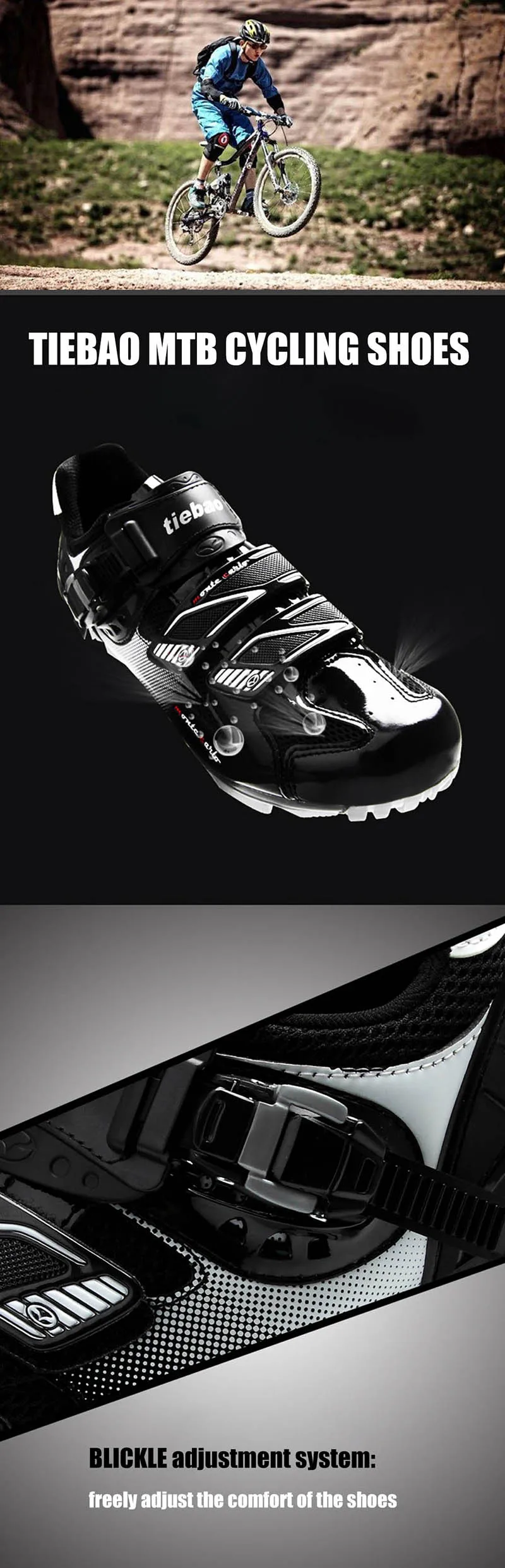 Tiebao Pro велосипедная обувь mtb spd педали горный велосипед для мужчин и женщин zapatillas ...