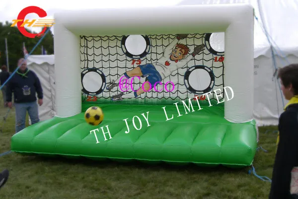 Juego de fútbol inflable para niños, portería de fútbol inflable de alquiler comercial, juegos ...