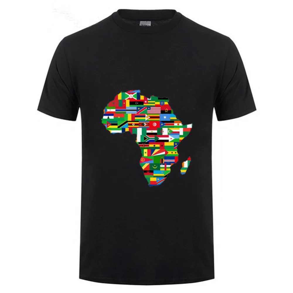 Africa Countries Flag Map Shirt African American Party Pride Cool ...