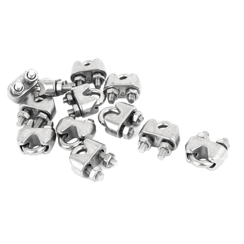 Wire Rope Clips - M2 Stainless Steel Cable Clamp Saddle Fastener for ...