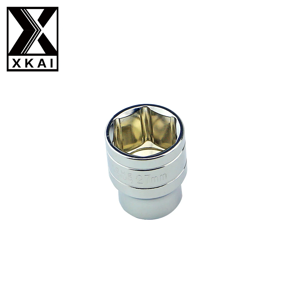 XKAI 1/2" 27mm Socket Wrench head metric socket set socket end kit bolt ...