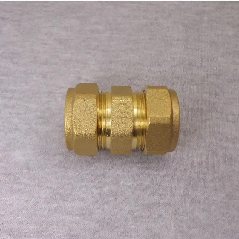 22*22mm Compression Fitting Straight Nipple for 22mm Outer Diameter ...