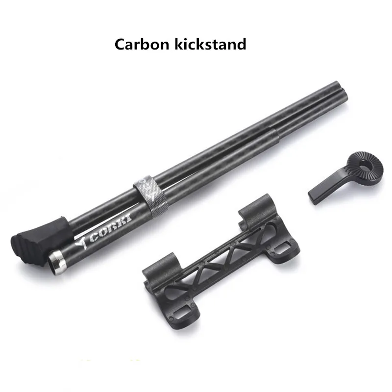 Bicycle-carbon-kickstand-MTB-26-27-5-inch-bike-parking-pole-carbon ...
