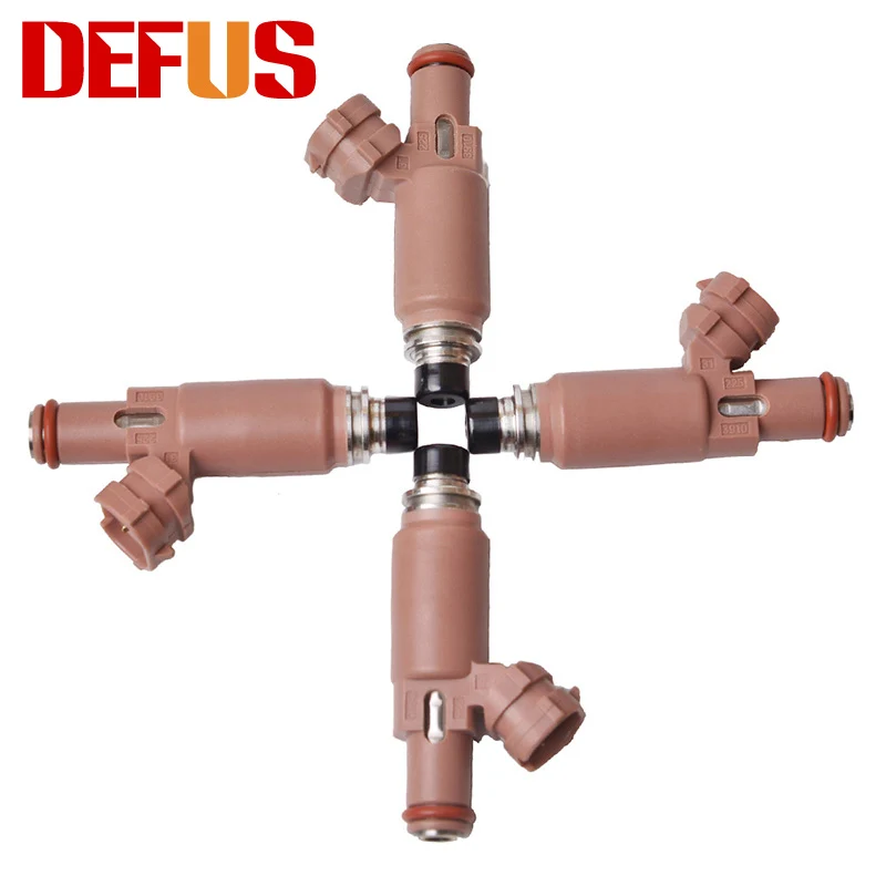 4pcs OEM 195500 3910 연료 인젝터 16611 AA510 스바루 STI WRX 임 스터 Impreza 2.5L 2 ...