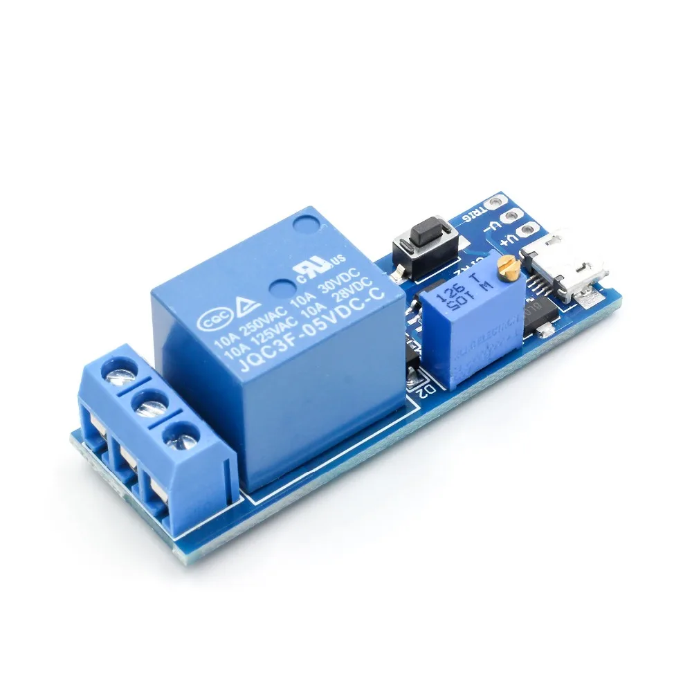 【kamdss015】trigger Delay Timer Relay Conduction Relay Module Time Delay Switch Wide Voltage 5v