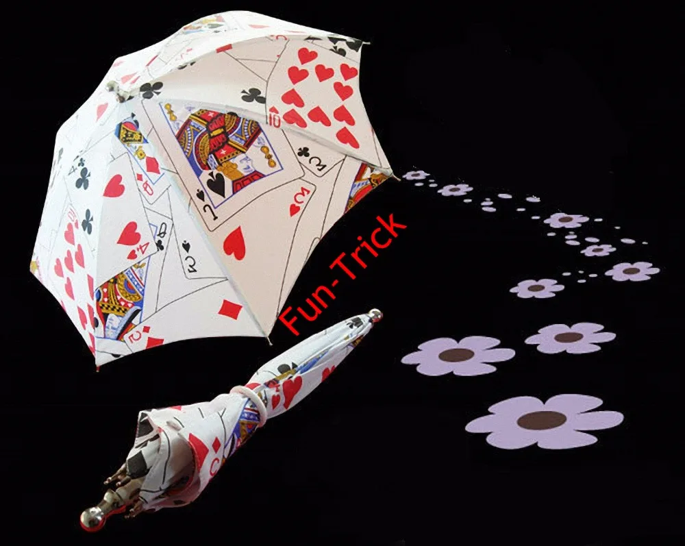 Best Card Umbrella Production Magic Trick , Parasol Production Magic ...