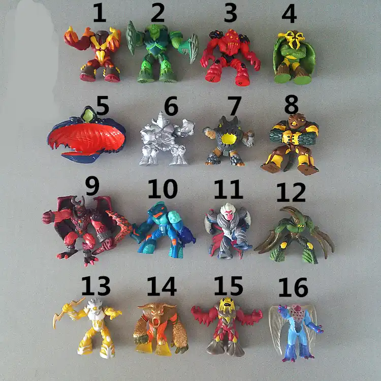 Original Gormiti monster Warrior PVC Action Figures Anime Cartoon toys ...