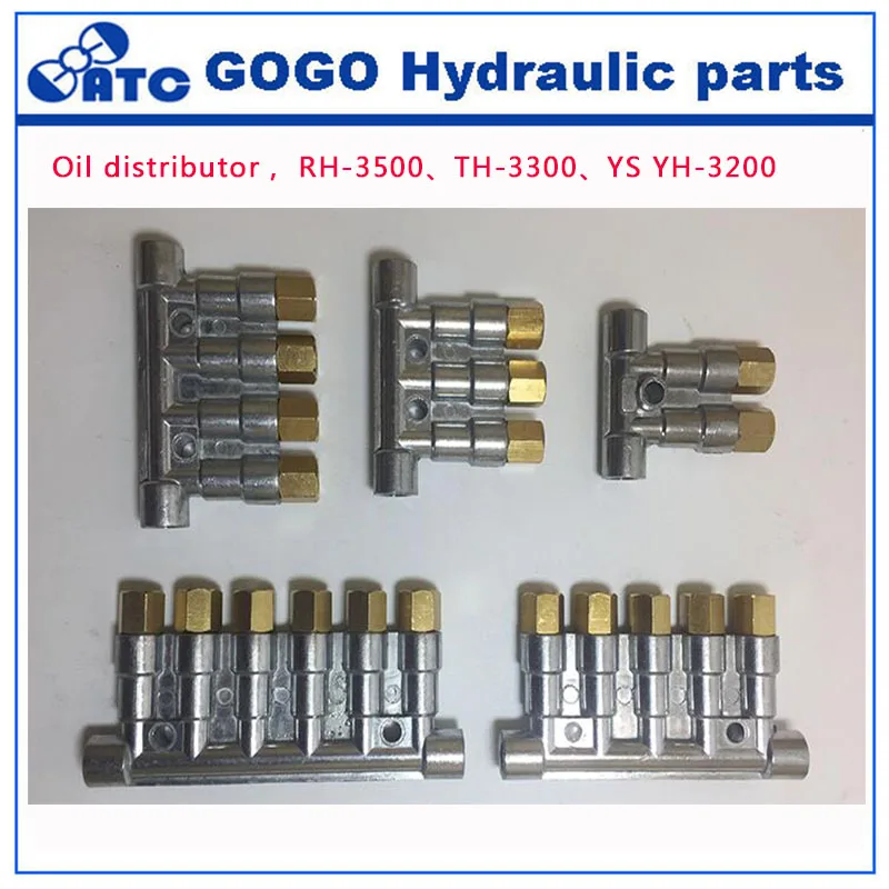 Detector volumétrico de grasa, distribuidor de aceite, separador de válvula, 5 salidas para ...