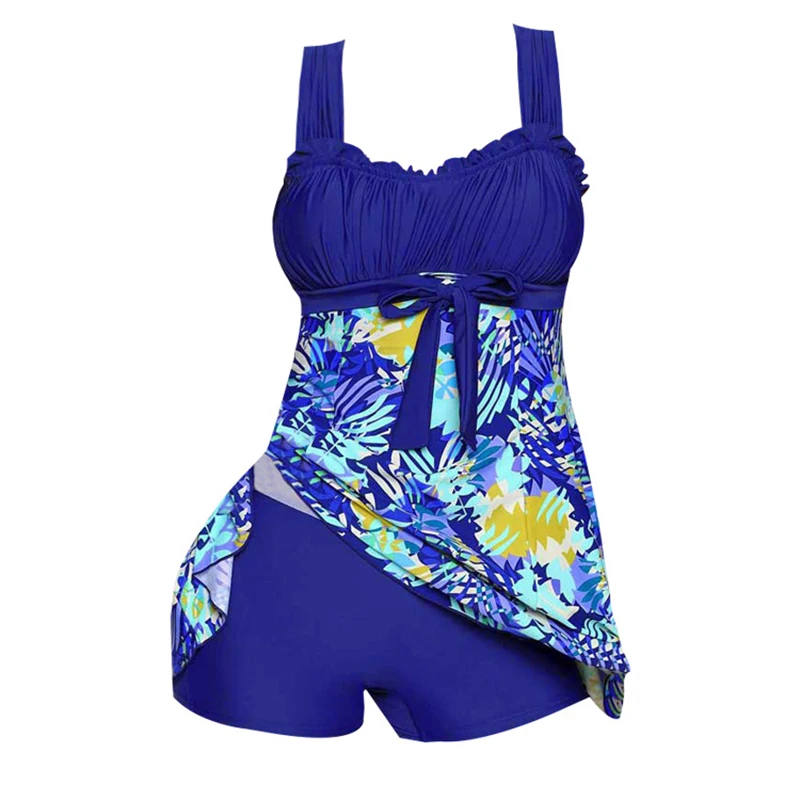 Sunny Eva Woman Swimsuit Two Pieces Tankini 2019 Floral Swimsuit