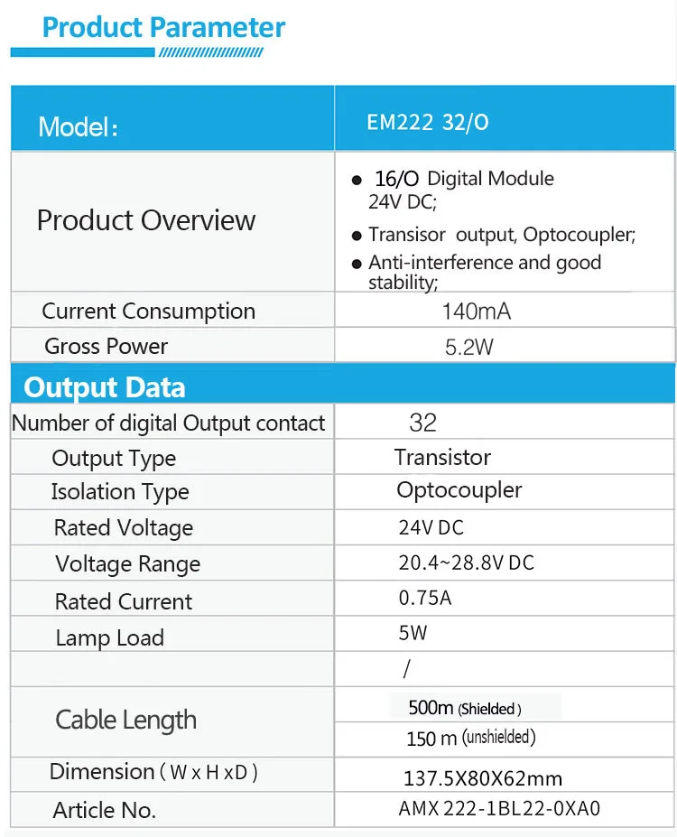 EM222 222-1BH22-0XA0 222-1HH22-0XA0 222-1BL22-0XA0 – AMSAMOTION