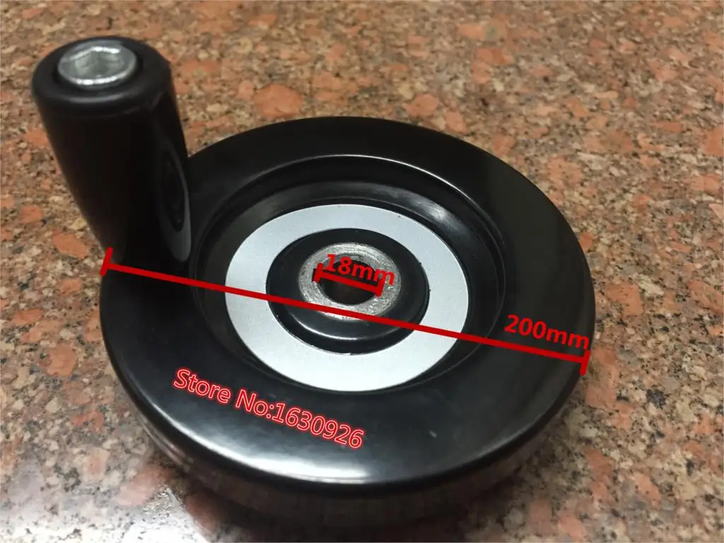 FREE-SHIPPING-Replacement-18mm-x-200mm-Hand-Wheel-w-Removable-Revolving ...