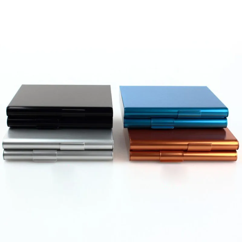 Mayitr Aluminum Alloy Cigarette Case Storage Box 20 Cigarettes Holder ...