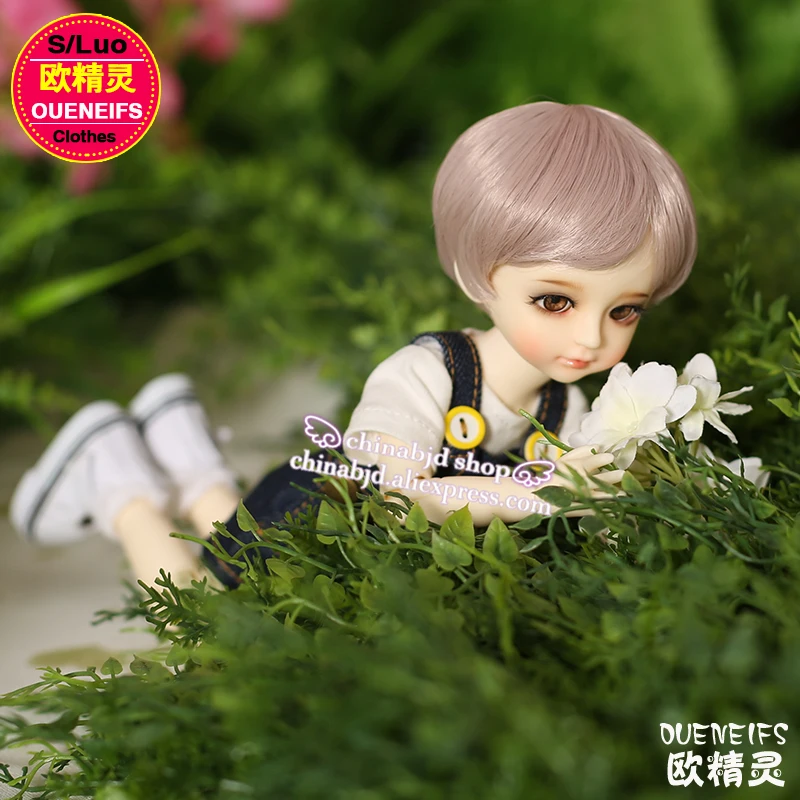 1/6 BJD SD Doll Clothes pink t-shirt and black jeans fashion For Yosd ...