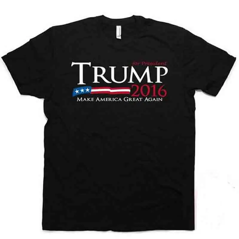 Donald Trump T Shirt Tops American Presidential Election Elector T Shirt Voter Men Women Short