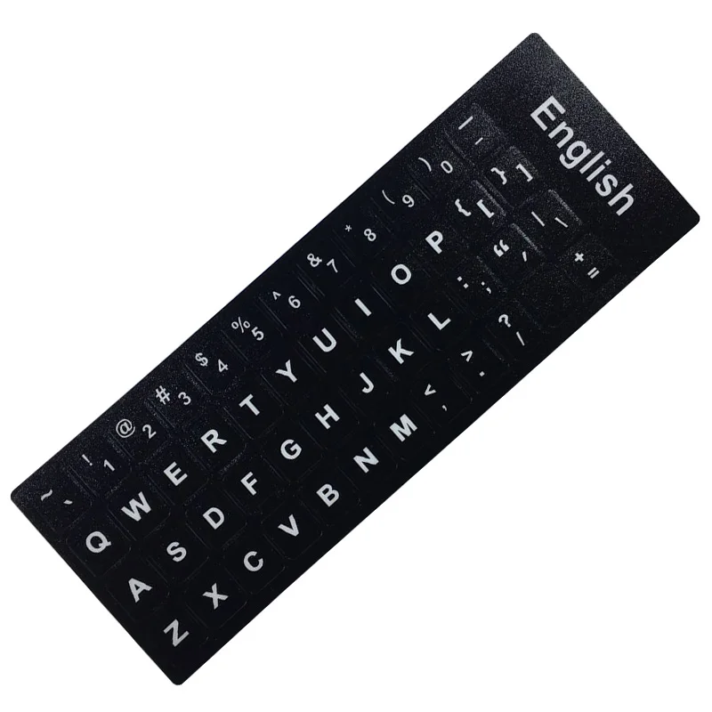 English Keyboard cover Stickers for Laptop PC Keyboard 10″ to 17 ...
