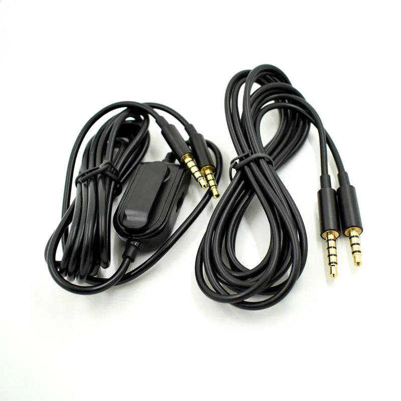 Audio Cable 3.5mm Audio Aux Cable Inline Mute Volume Control for ...