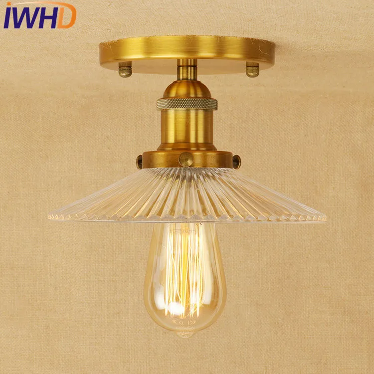 Iwhd Loft Style Edison Industrial Vintage Ceiling Lamp
