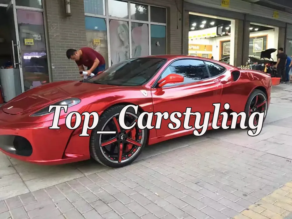 Red Chrome Ferrari