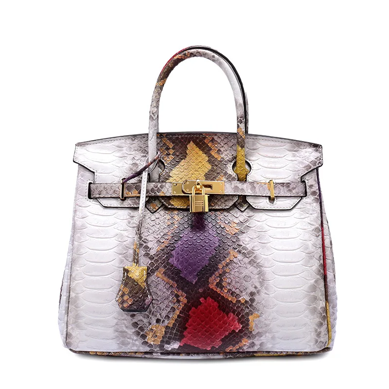 2016 Fashion Crocodile Handbag Women Genuine Leather Tote Bag Famous ...