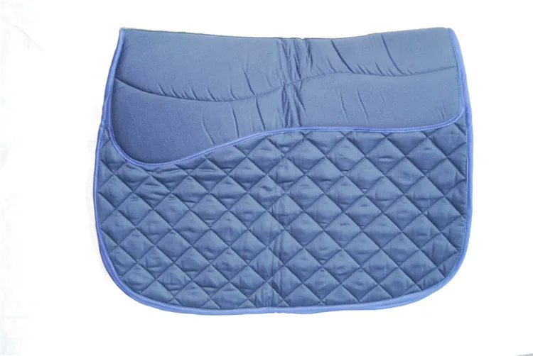 Blue English Saddle Pad