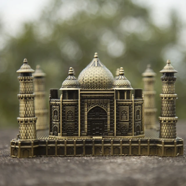 Twin Towers Model PROW 3D Metal Indian Taj Mahal Handicrafts Art Statue ...