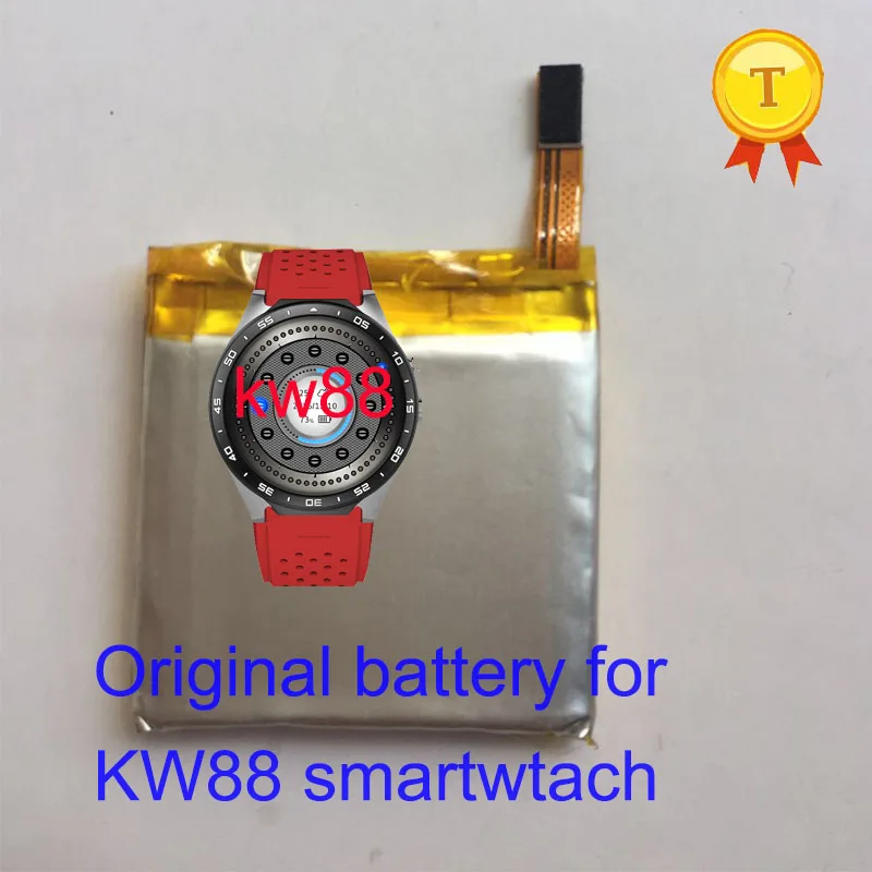 wysy ka dhl Oryginalny kw88 pro smartwatch inteligentny zegarek telefonwatch saat akumulator zamiennik 3.8v zegar zegarek godzina bateria AliExpress