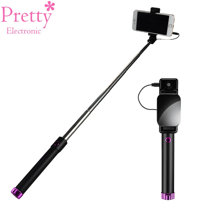 New Extendable Folding Wired Selfie Stick With Button Wired Silicone ... New Extendable Folding Wired Selfie Stick With Button Wired Silicone ...