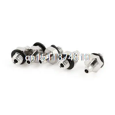 5 Pieces 5/32" 4mm Air Pneumatic Hose Tube to M5 5mm Male Thread Barb ...