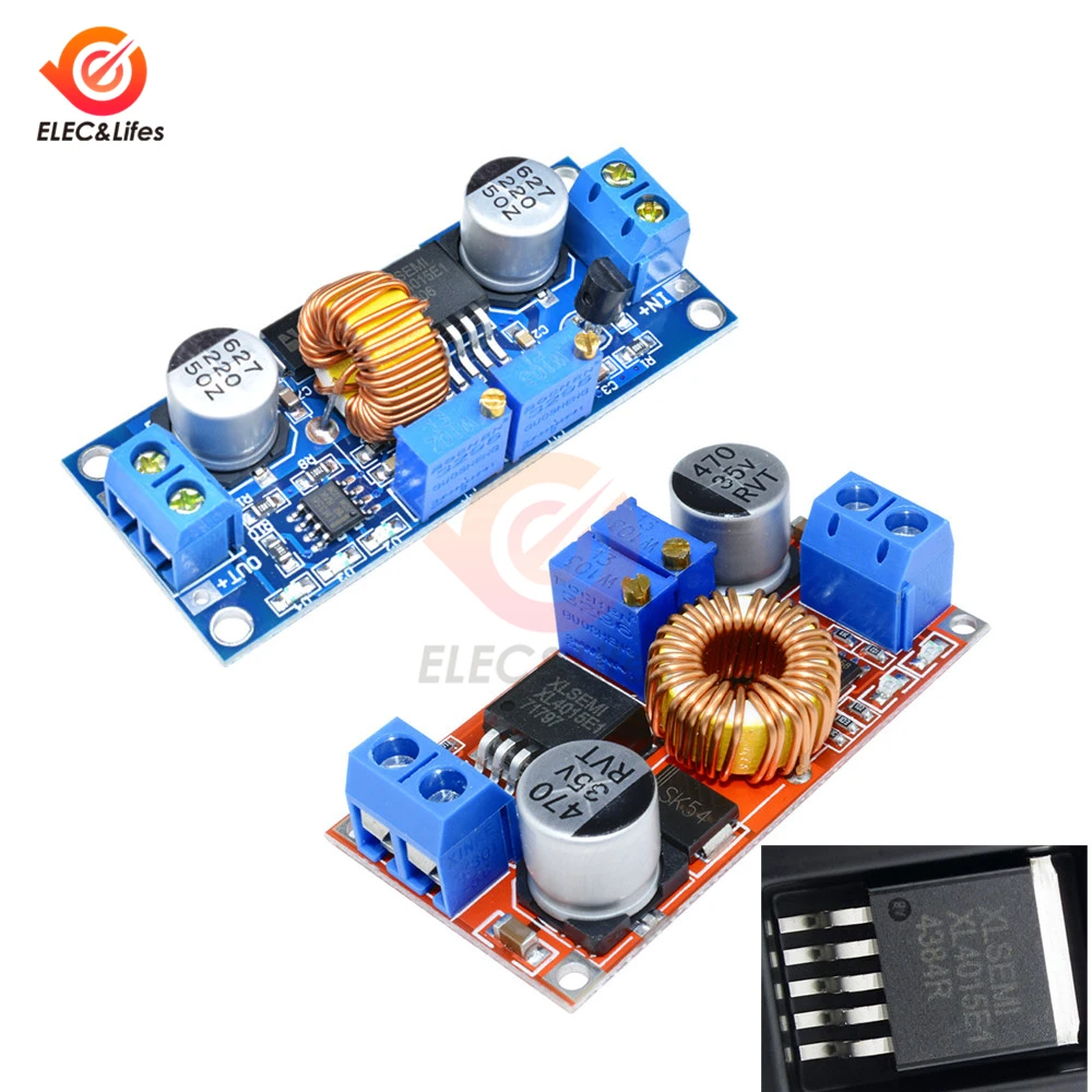Xl4015 5a Dc-dc Cc Cv Lithium Battery Step Down Charging Board Led Power Buck Converter Voltage ...
