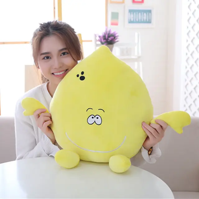 1pc 30cm&50cm Kawaii Humanoid Lemon Toys Stuffed Plush Lemon Pillow ...