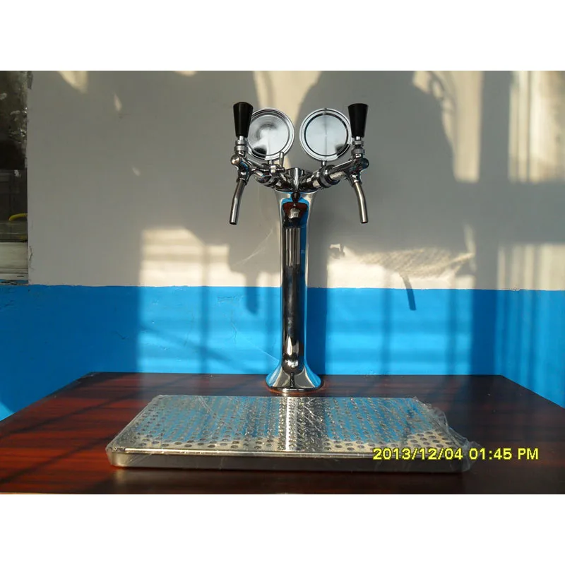Beer Dispenser Column With Germany Type Beer Faucet And Beer Labels ...