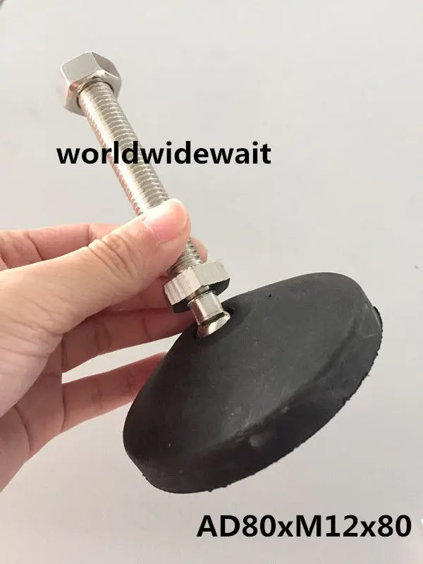 1pc Plastic Leveling Feet Mount Universal Swivel Base M8 M10 M12 M16 ...