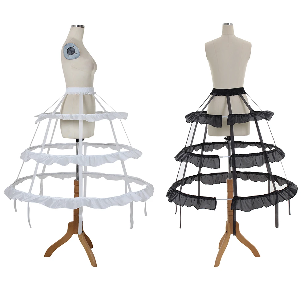 Bridgerton Style Crinoline 5-Hoop Cage Crinoline Skirt - Victorian ...