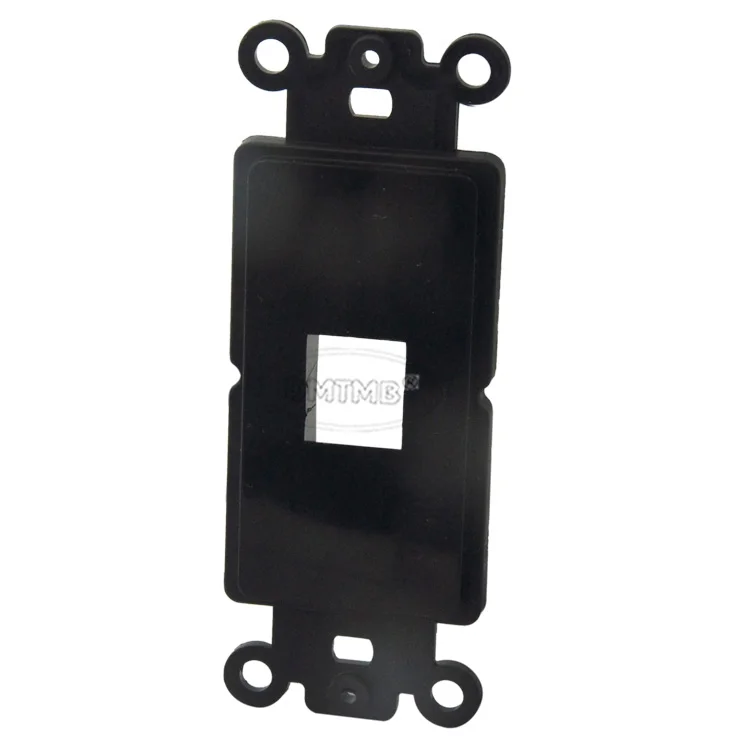 1 Keystone Port Inner Wall Plate With Black Color - Electrical Socket ...