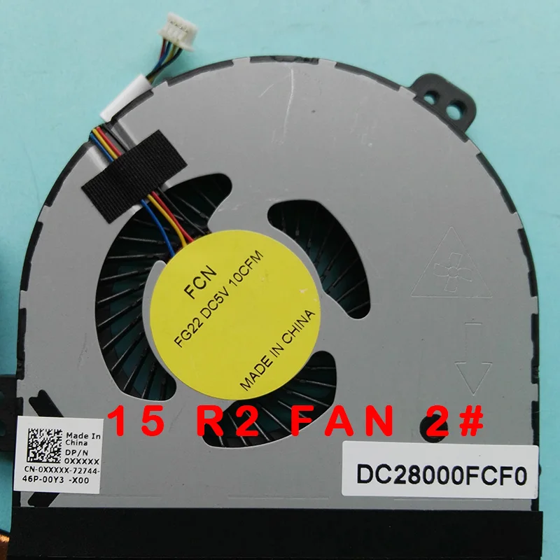 Вентилятор радиатора для DELL Alienware 15 17 R1 R2 R3 cpu GPU ...