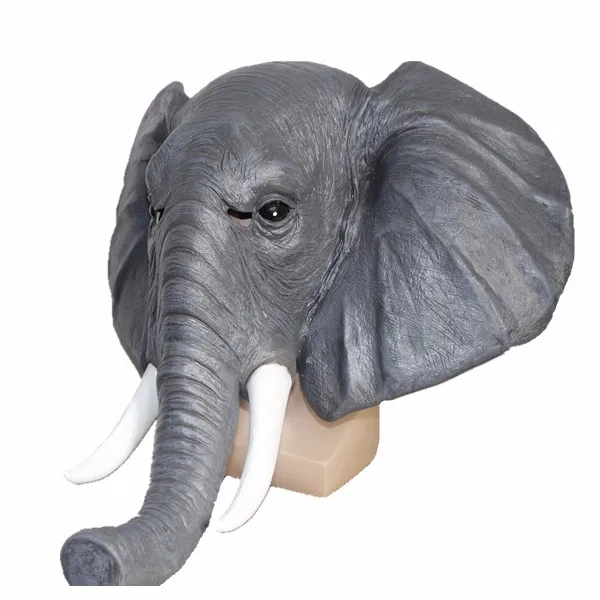 2017 Hot Sale Adults Size Elephant Head mask headgear spoof headgear ...
