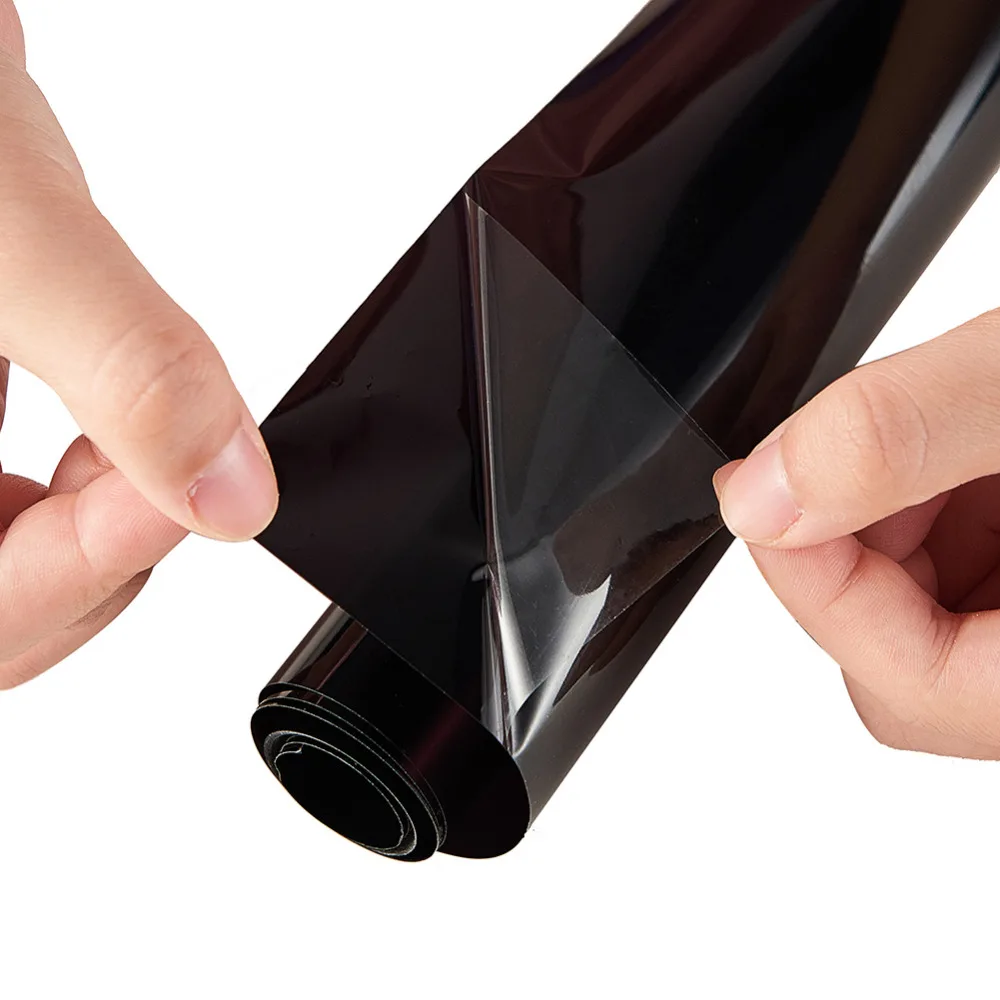 50cmx300cm Dark Black Car Window Tint Film Glass Vlt 5 Roll 1 Ply Car