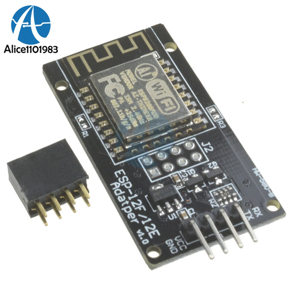 ESP8266 ESP 12F Serial Wifi Transceiver Adapter Module V1.0 for Arduino ...