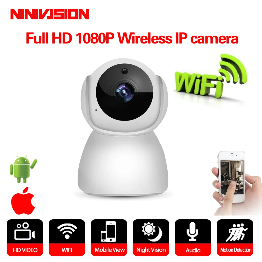 Home 1080P IP Camera Wireless CCTV Surveillance Home Security Wifi ...
