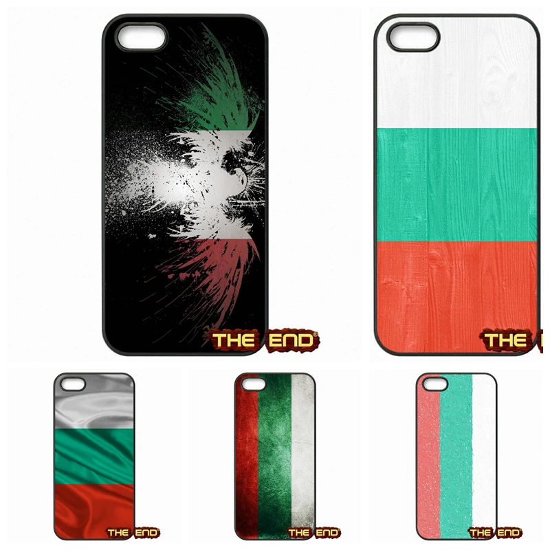 Retail Printed BG Bulgaria Flag Black Phone Case For iPhone X 4 4S 5 5C ...
