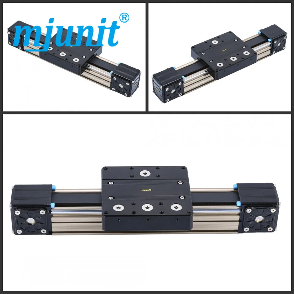 Mjunit Mj80 Super-slide Linear Actuator Belt-drive Linear Guide Rail With 2400mm Stroke Length ...
