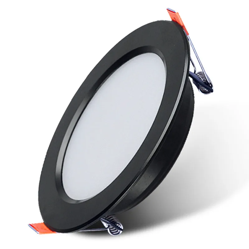 LED-Black-Downlight-rgb-5w-7w-9w-12w15w-Recessed-Lamp-220v-LED-Panel ...