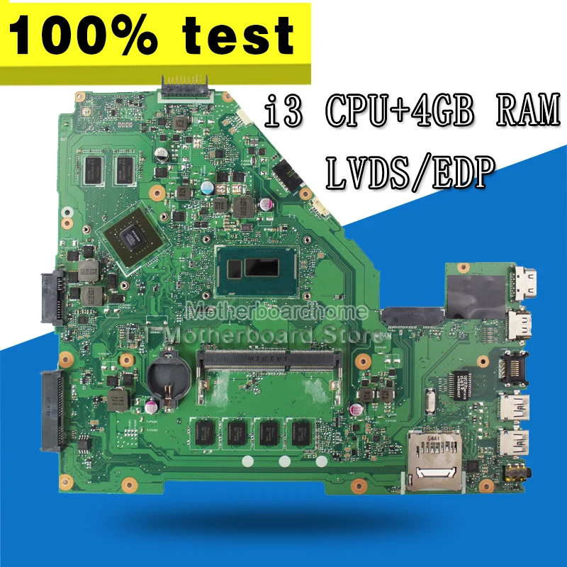 X550LD Motherboard REV2.0 i3 CPU 4GB GT820M For ASUS X550L Y581L X552L ...