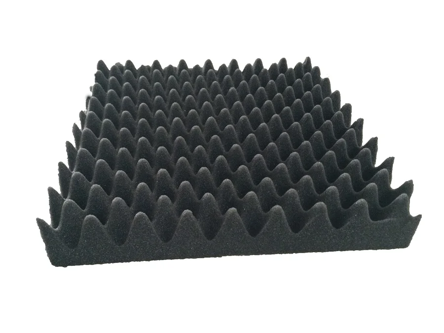 8 PCS Acoustic Egg Create Absorbing Insulation Sponge Foam in Charcoal ...