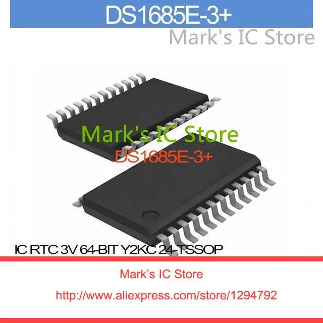 DS1685E 3 + ic rtc 3 볼트 비트 Y2KC 24 tssop DS1685E 1685E DS1685 1685E ...